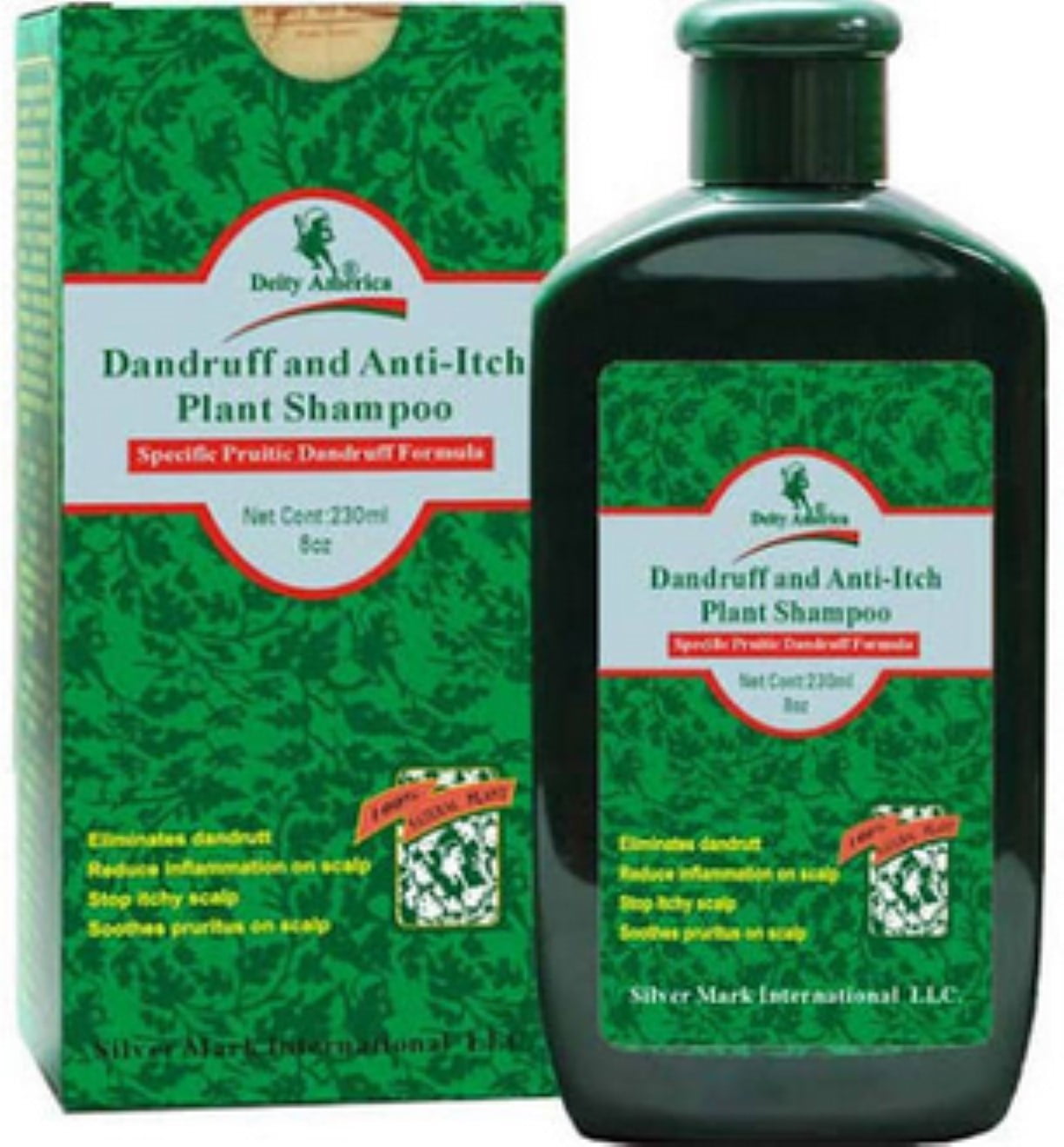 Deity America Dandruff & Anti-Itch Plant Shampoo, 8 oz (Pack of 4 ...