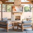 Abstract Oil Painting Outdoor TV Cover 30 to 32 inch Orange White ...