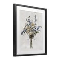 Stupell Industries Subdued Flower Bushel Black Framed Print Under Glass ...