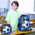 14" 3-Piece Cartoon Backpack Set - Matching Shoulder Bag & Organizer ...