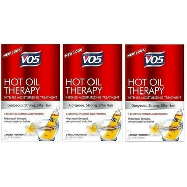 Alberto VO5 Moisturizing Hot Oil Treatment, Vitamin E, 0.5 oz, 2-Count ...