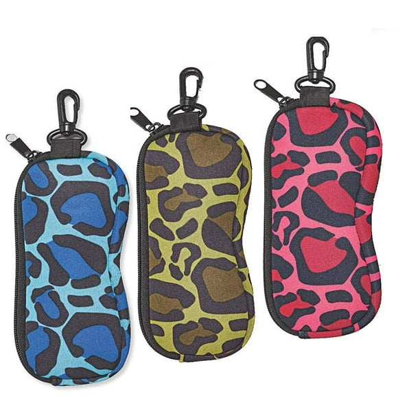 Floating Glasses Case For Men & Women, Soft Zippered Eyeglass Case With ...