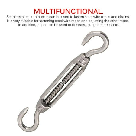 M16 CC Stainless Steel 304 Heavy Duty Wire Rope Turnbuckle Stainless ...