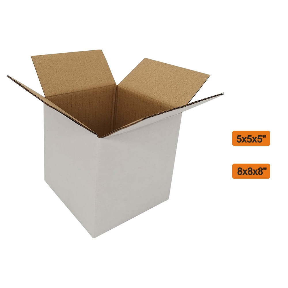 CH-BOX 5x5x5 Inches Shipping Boxes (25 Pack), Small Corrugated ...