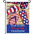 10 Pack Of Independence Day Garden Flag Arrival Digital Printed Linen ...