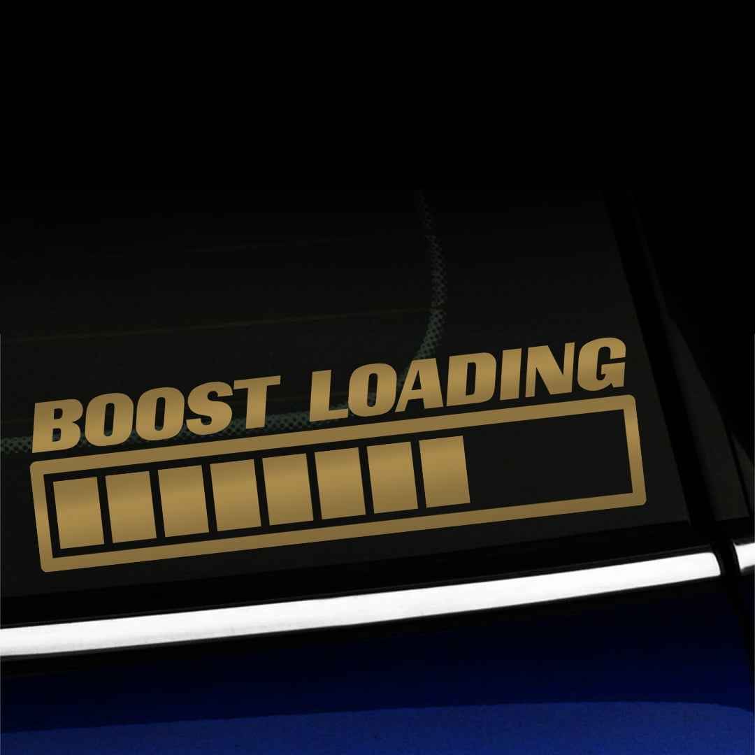 Boost Loading - Vinyl Decal - Choose Color - [GOLD] - Walmart.com