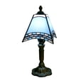 LEFXSMR Glass Table Lamp, Seagull Modern Vintage Soft Light Bedside ...