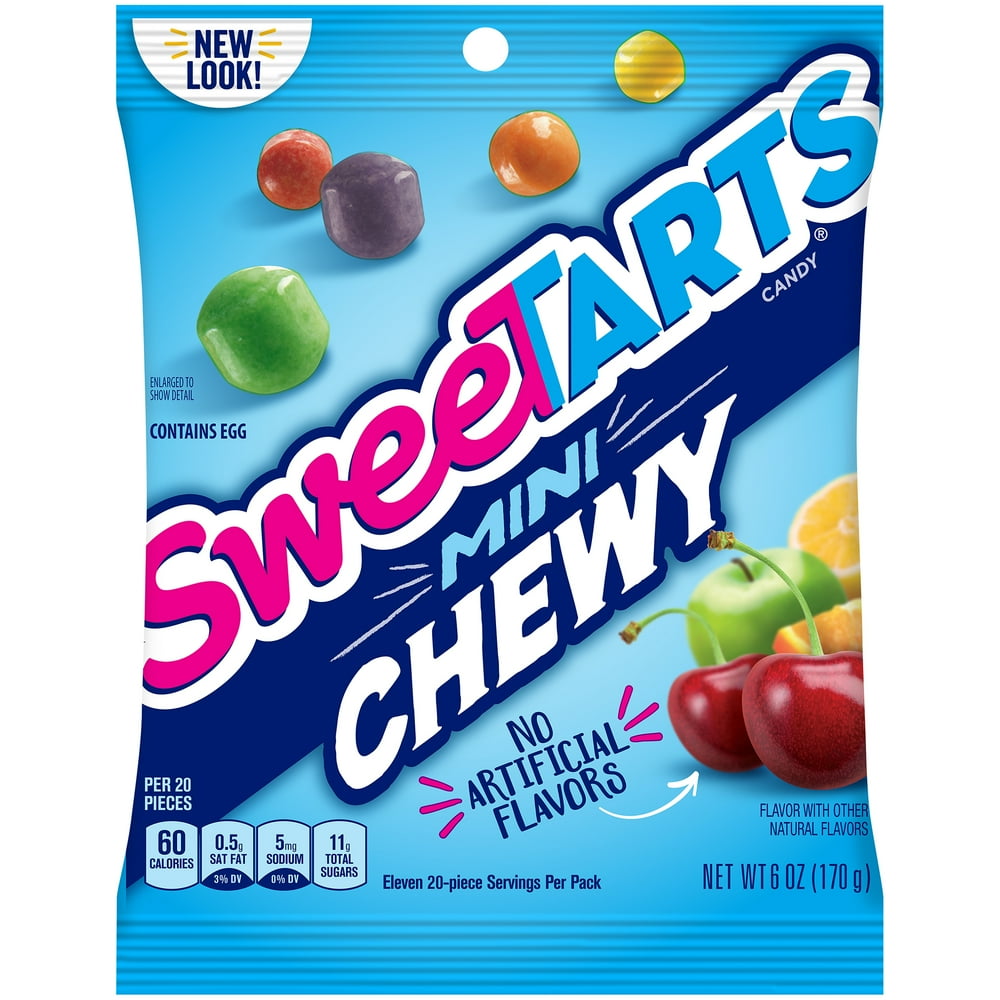 SweeTarts Mini Chewy Candy Bag, 6 Oz - Walmart.com - Walmart.com