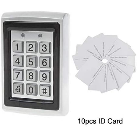 Backlight RFID Metal Access Control EM Card Reader Keypad 1000 Users ...
