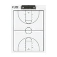 Elite Clipboards Basketball White Dry Erase Coaches Clipboard | Double ...