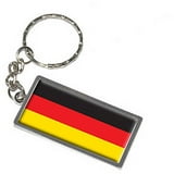 German Germany Flag Keychain Key Chain Ring - Walmart.com
