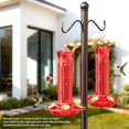 2026 Best 2 Pack 20oz Solid Red Hummingbird Feeder, Outdoor Plastic ...