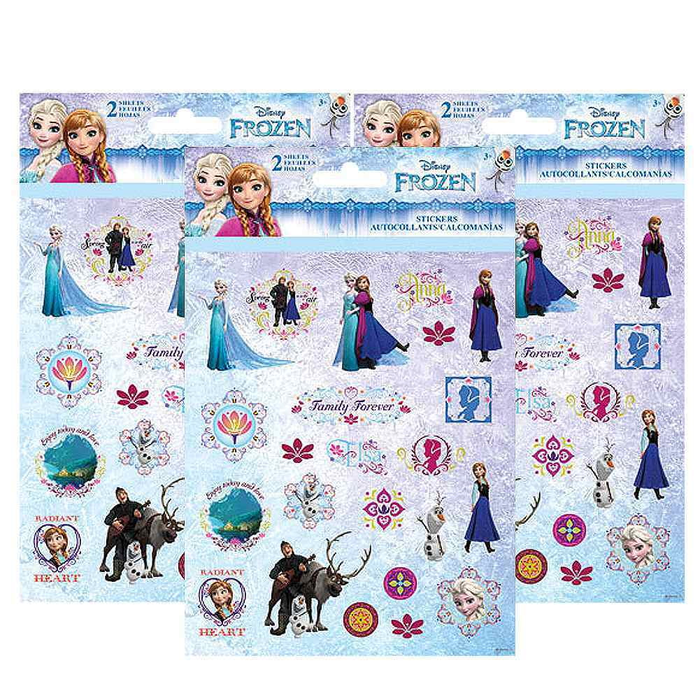 Disney Frozen Sticker Sheets [3 Packs of 2 Sheets Ea] - Walmart.com