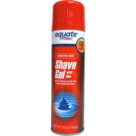 Equate Sensitive Skin Shave Gel with Aloe, 7 oz - Walmart.com