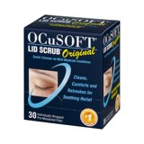 OCuSOFT Lid Scrub Original Eyelid Cleanser Pre-Moistened Pads, 30 Count ...