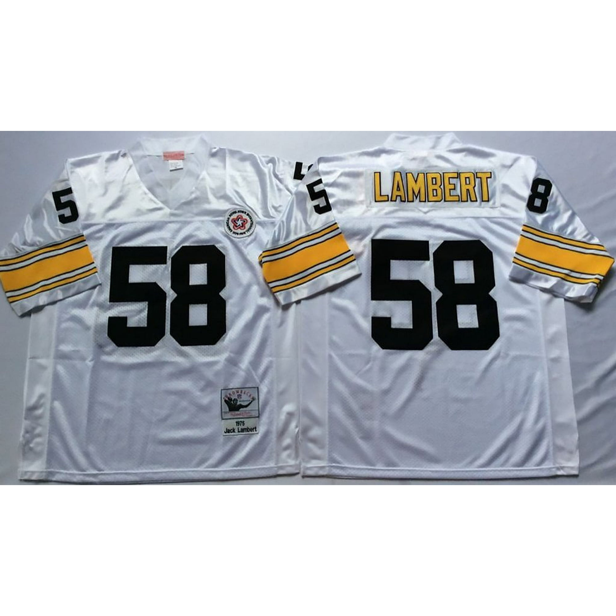 Click here for Mens Pittsburgh Steelers Lambert #58 Vintage Footb... prices