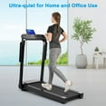 Costway Ultra-thin Lightweight Folding Treadmill Installation-free ...