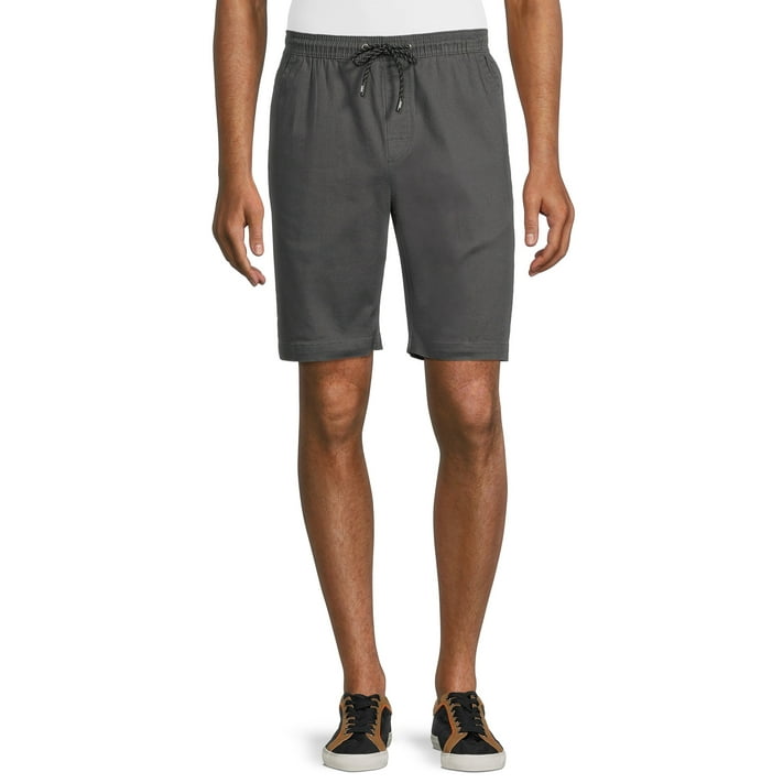 Tony Hawk Men's Pull-On Stretch Twill Shorts, Sizes S-XL, Mens Shorts ...