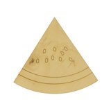 Unfinished Detailed Watermelon Wedge Wood Cutout (1/4” Thickness, Jumbo ...