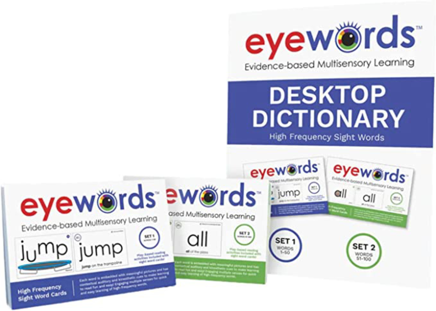 Eyewords- Teaching Cards and Dictionary Combo, Words 1-100 - Walmart.com