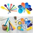 ANXPTIME 7Pieces Measuring Spoons/Cup Kitchenwares Plastic Texture ...