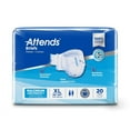 Attends DermaDry Advance Briefs X-Large 58'' - 63'' Bag of 20 - 6 Pack ...