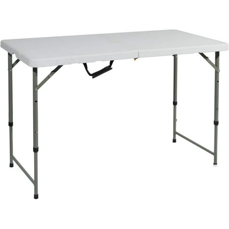 TOONM 48 inches Folding Table Camping Table BBQ Portable Desk Outdoor ...