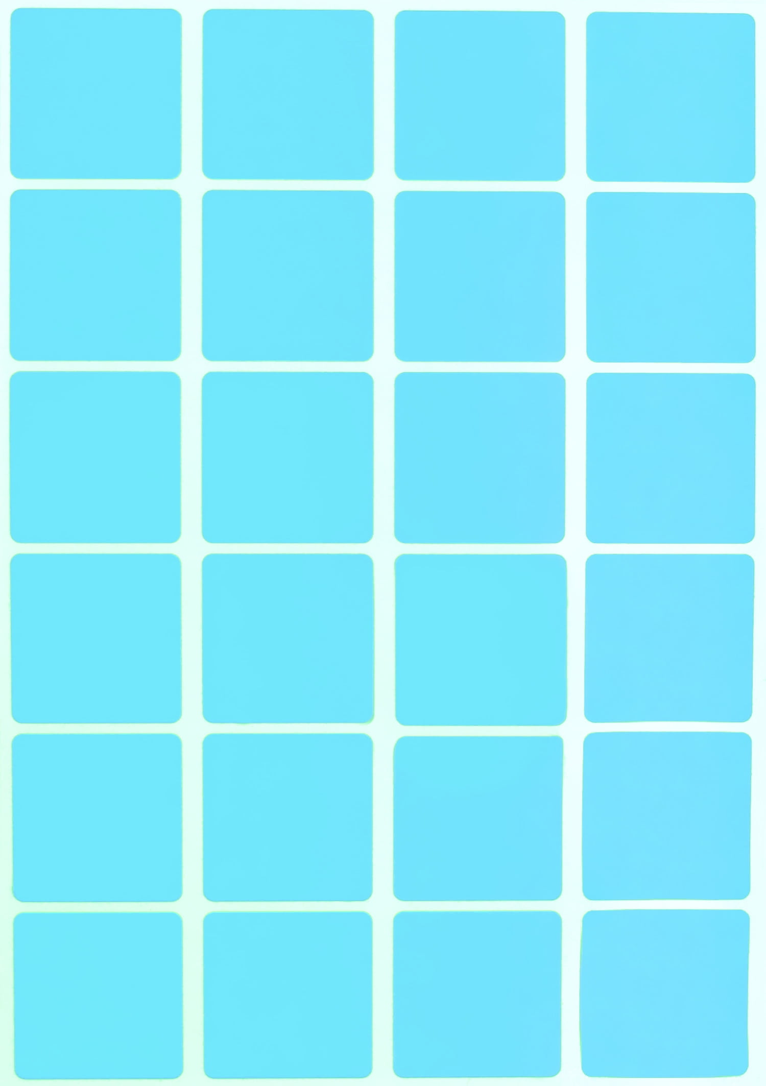 Royal Green Square Pricing Stickers 1x1 inch Color Code Label in Light ...