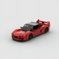 MOC Racing Sports Car Vehicle City Speed Racer Technique Model Building ...