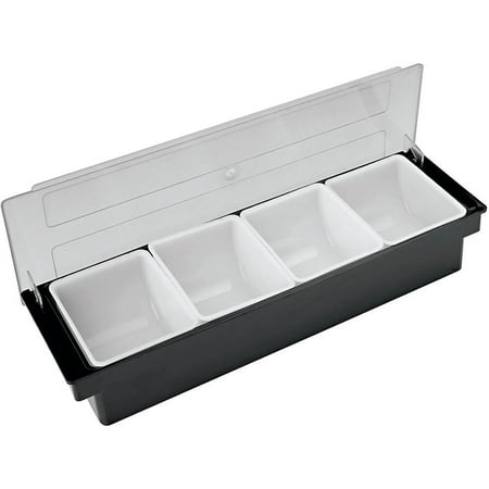 Paderno World Cuisine Plastic Bar Condiment Caddy, 6 Compartments ...