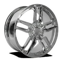 OE Creations Aluminum Rim PR137 20X9in Black Chrome Finish, 137BC ...