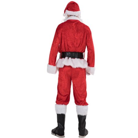 Santa Claus Costume Set Adult Costume Santa Claus Hat, Jacket, Belt ...
