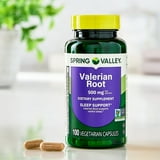 Spring Valley Valerian Root Capsules, 500 mg, 100 Count HSA/FSA ...