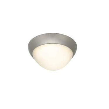 Monument Led Flush Mount Ceiling Fixture, Satin Nickel, 14 X 4 In ...