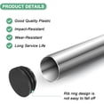 10-Pack Round Plastic Hole Plugs, 1.5" (38mm) Tubing End Caps for Patio ...