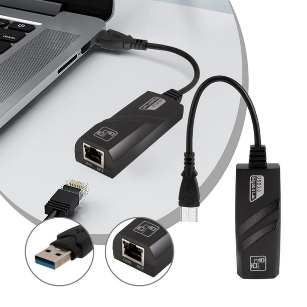 USB Gigabit Network Card USB 3.0 To RJ45 Network Port Wired External ...