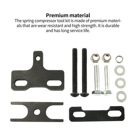 Spring Compressor Tool Kit Easy to Use Bolts Nuts Set High Strength ...