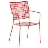 Alfresco Home Martini 3 Piece Patio Bistro Set in Cherry Pie Red ...