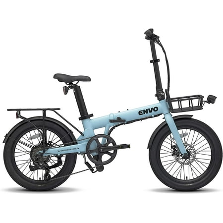 ENVO Lynx 20" Folding Electric Bike, 500W Motor, 460Wh Removable ...