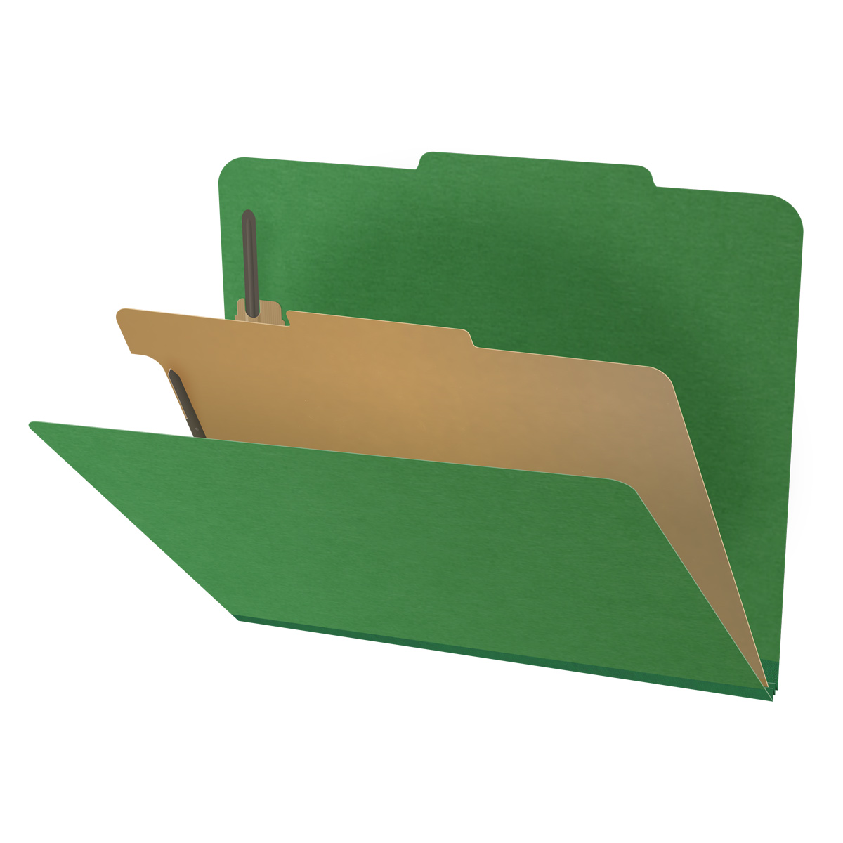 25 Pt. Pressboard Classification Folders, 2/5 Cut ROC Top Tab, Letter ...