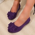 Ballet Flats Shoes for Women Bowknot Fashionable Casual Large Size ...