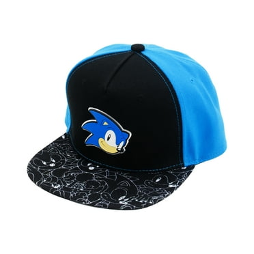 SEGA Sonic The Hedgehog Baseball Hat - Featuring Sonic, Tails, and Knuckles - Official Curved ...