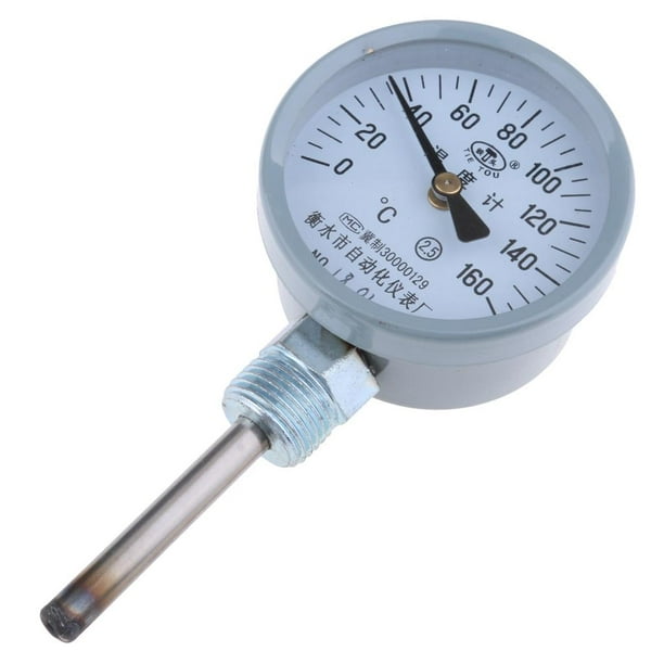 Medidor De Termómetro Industrial , Temperatura Bimetálica De La Tubería ...