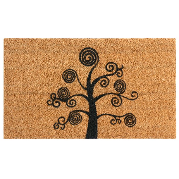 Rubber-Cal "Deciduous Tree" Modern Door Mat, 24 x 57-Inch - Walmart.com