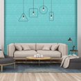 3D Peel and Stick Faux Brick Wallpaper Blue 30PCS for Wall Renovation ...