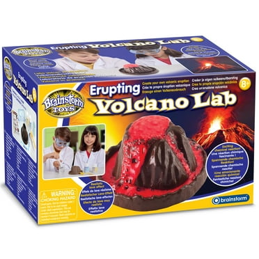 National Geographic STEM Kids Volcano Science Kit: Build, Paint, Erupt ...
