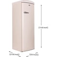 Conserv Slim Fridge Appliance: 24 in. 11 cu. ft. Classic Retro Single ...