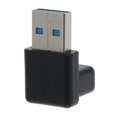 USB 3.0 Male to Female Adapter 90 Degree Extension Right Angle Adapter ...