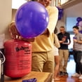 Balloon Time Medium 9.5in Helium Tank Kit with 30 Latex Balloons ...