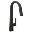 Moen S75005BL Nio Single Handle Pull Down Kitchen Faucet in Matte Black ...